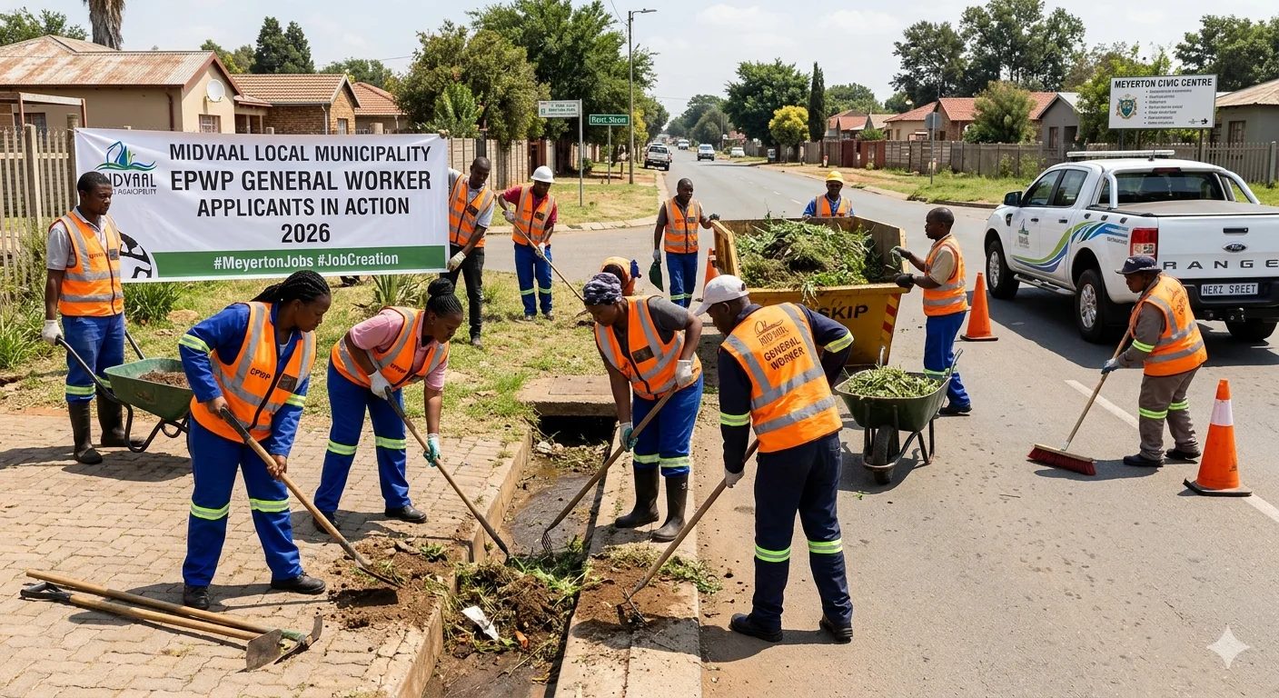 Midvaal Local Municipality EPWP General Workers: Public Safety, Roads ...
